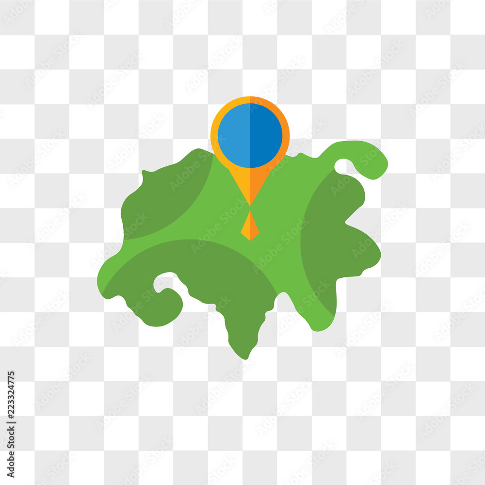 Asia vector icon isolated on transparent background, Asia logo design ...