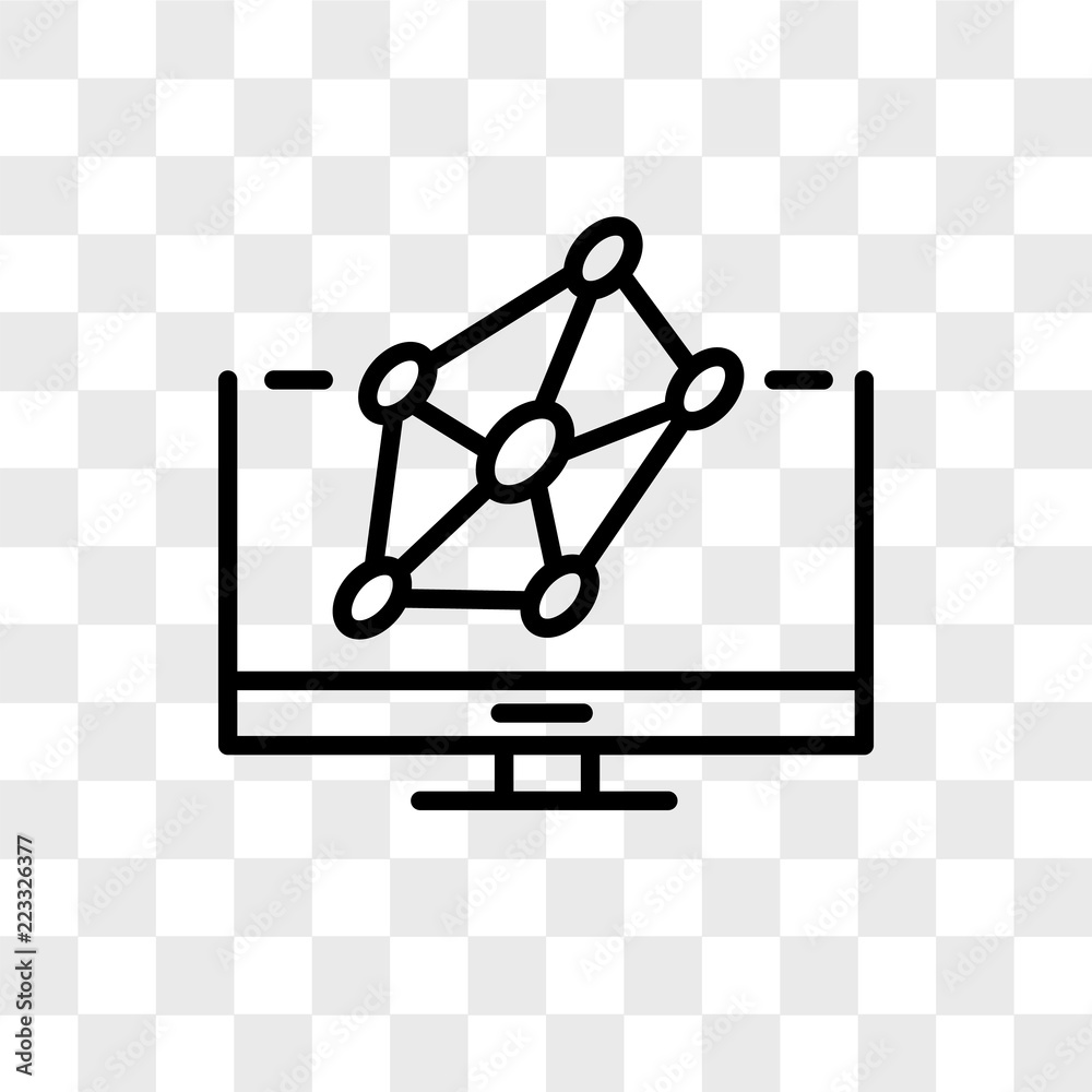 Hologram vector icon isolated on transparent background, Hologram logo ...