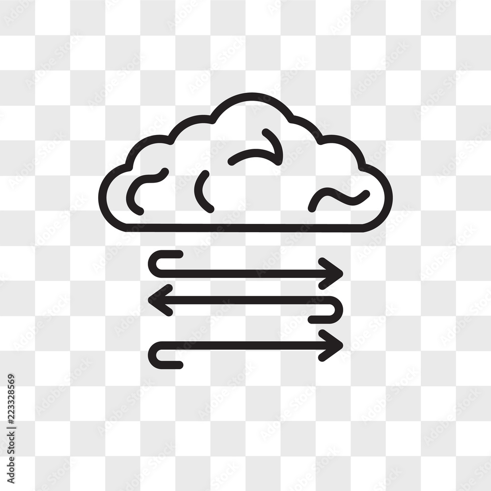 Pressure vector icon isolated on transparent background, Pressure logo ...