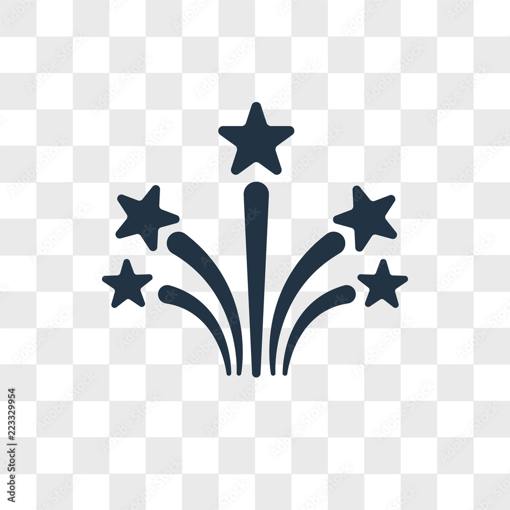 Confetti vector icon isolated on transparent background, Confetti logo ...