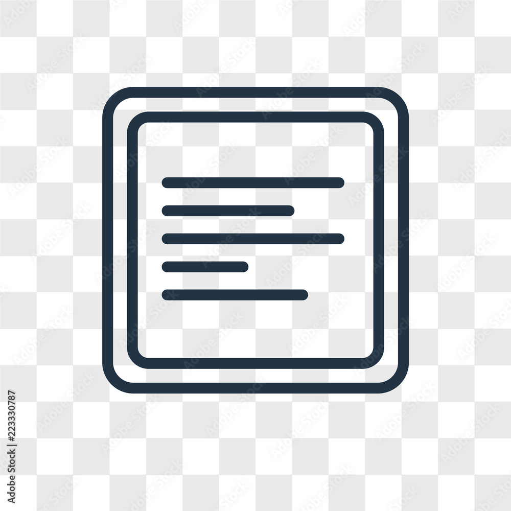 Paragraph vector icon isolated on transparent background, Paragraph ...