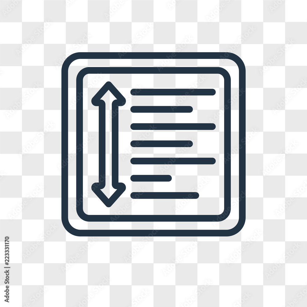 Leading vector icon isolated on transparent background, Leading logo ...