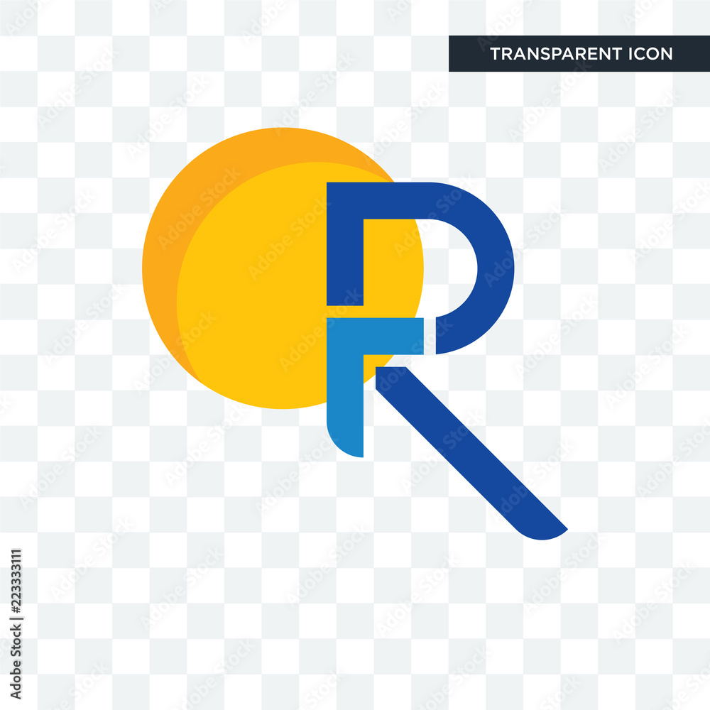 pr vector icon isolated on transparent background, pr logo design Stock ...