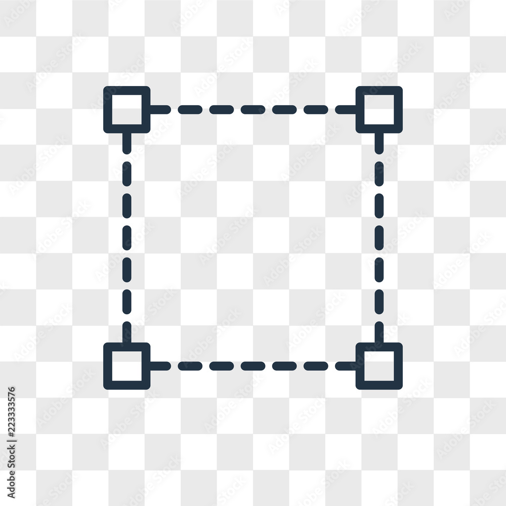 Select vector icon isolated on transparent background, Select logo ...