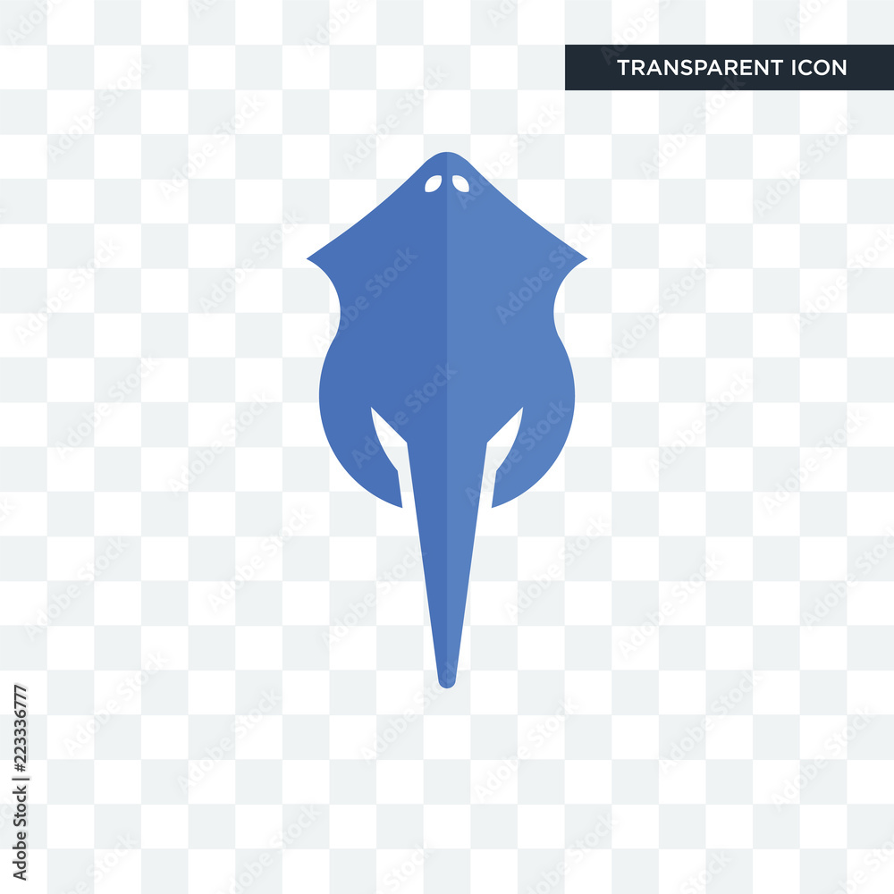 stingray vector icon isolated on transparent background, stingray logo ...