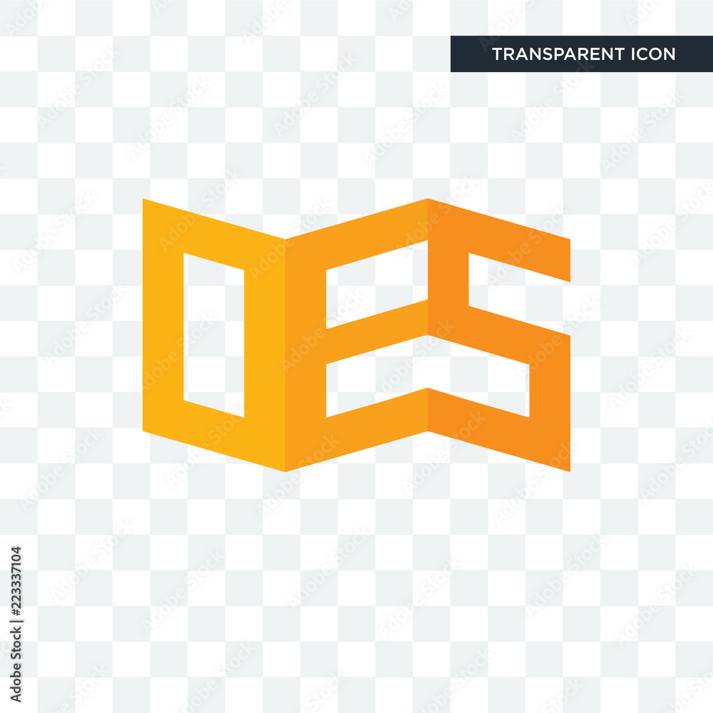 oes vector icon isolated on transparent background, oes logo design ...