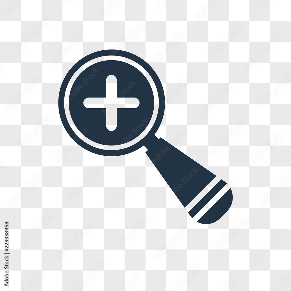 Zoom vector icon isolated on transparent background, Zoom logo design ...