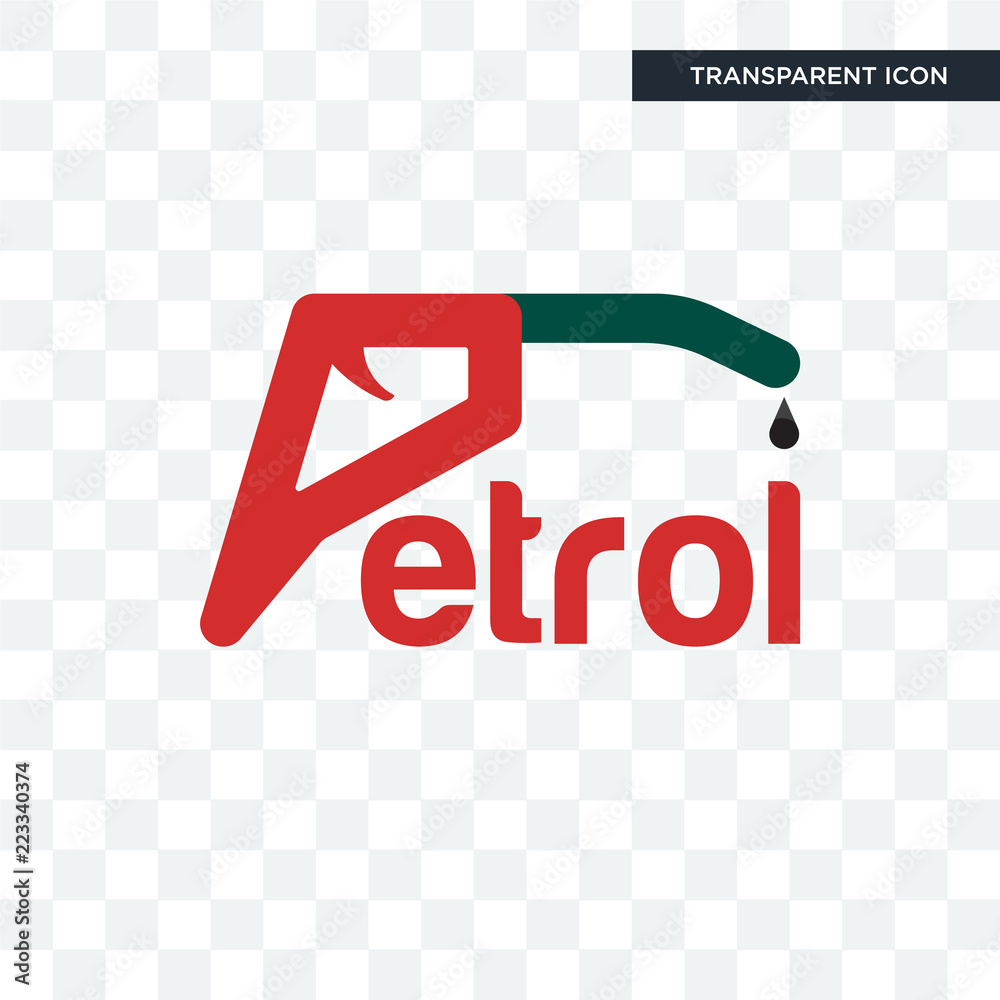 petrol vector icon isolated on transparent background, petrol logo ...