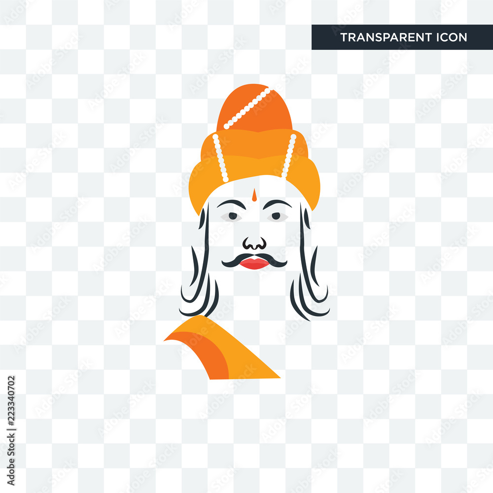ashoka vector icon isolated on transparent background, ashoka logo ...