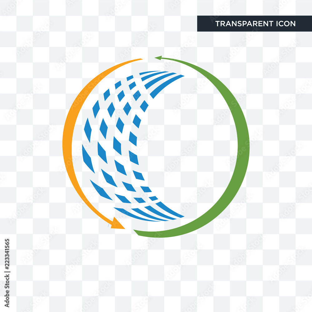 general trading vector icon isolated on transparent background, general ...