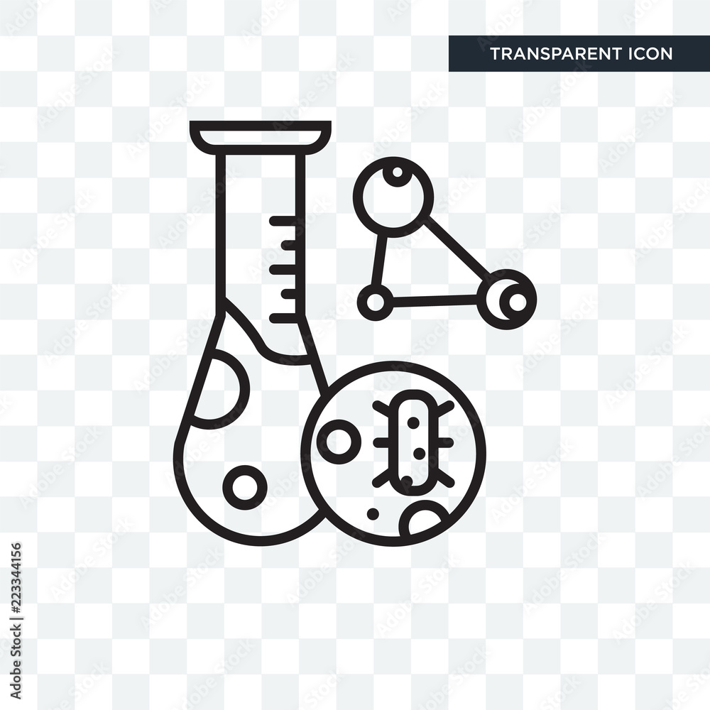 Cell division vector icon isolated on transparent background, Cell ...