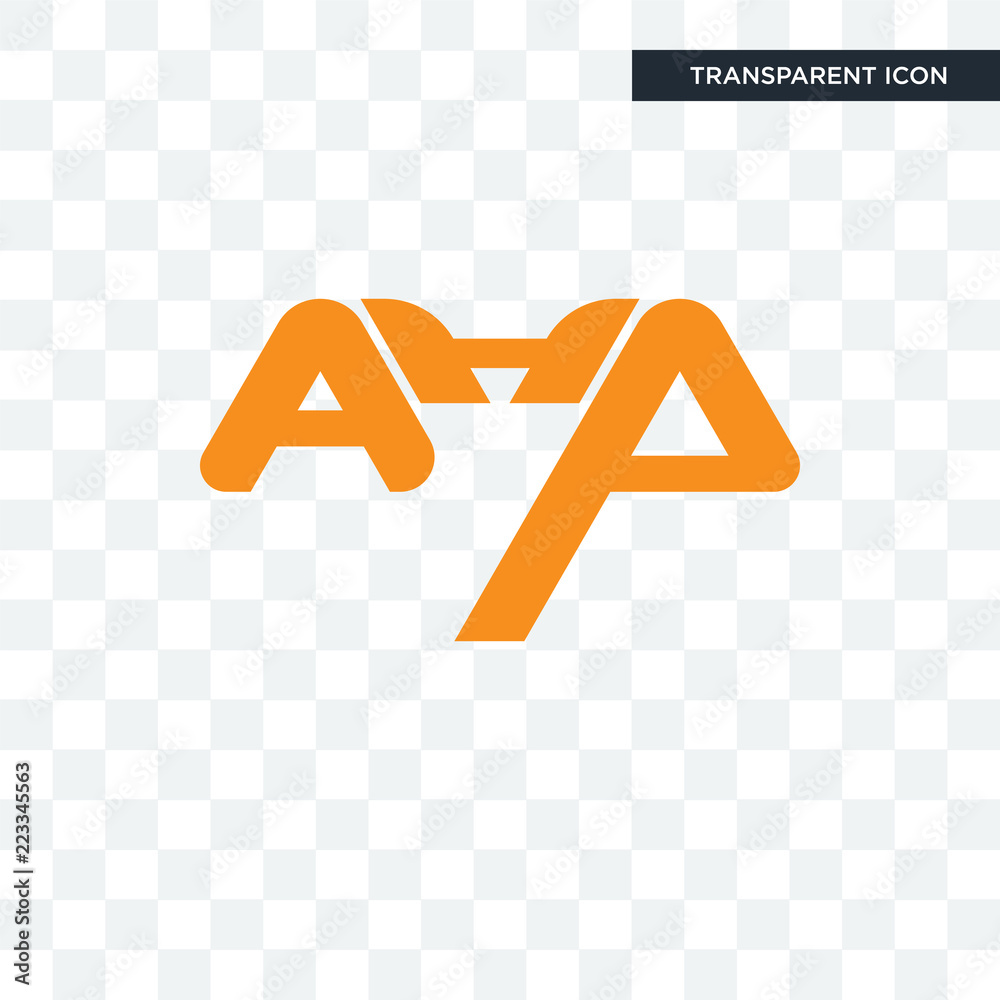 ahp vector icon isolated on transparent background, ahp logo design ...