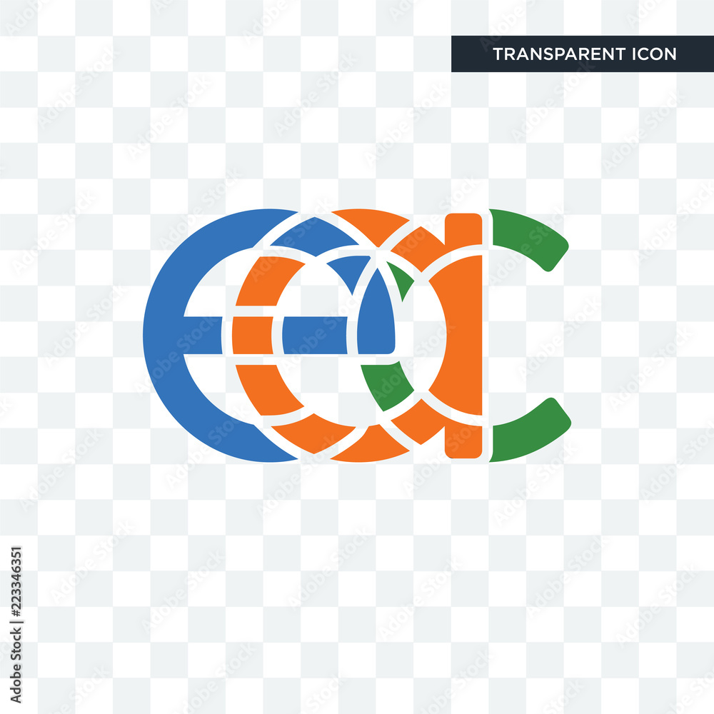 eac vector icon isolated on transparent background, eac logo design ...