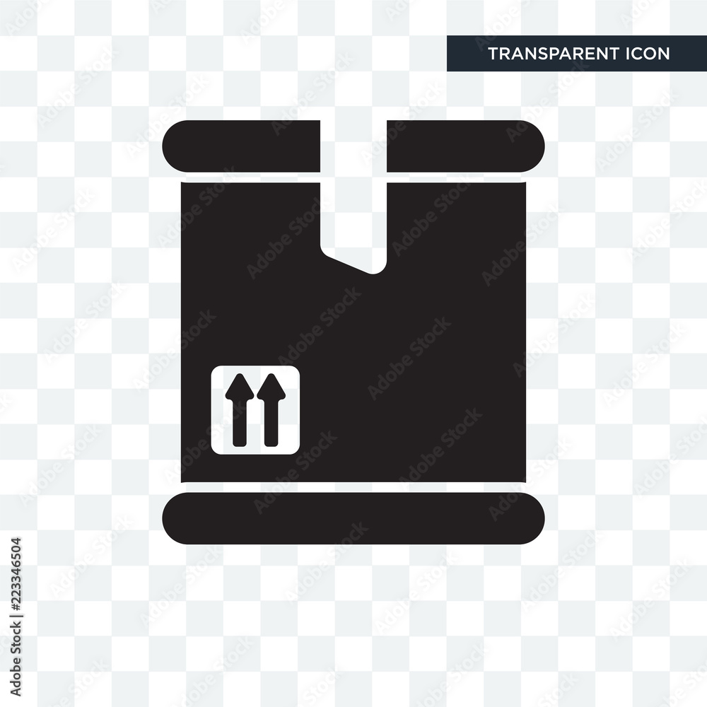 Packing vector icon isolated on transparent background, Packing logo ...