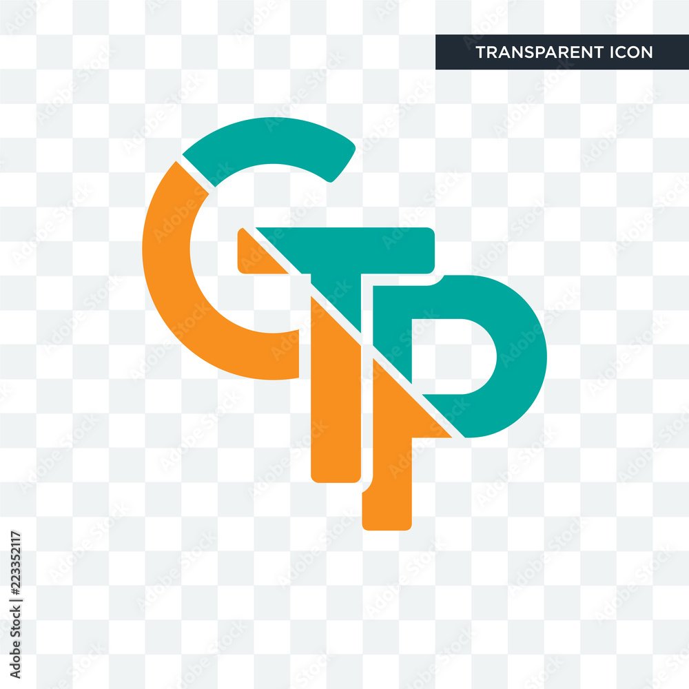 gtp vector icon isolated on transparent background, gtp logo design ...