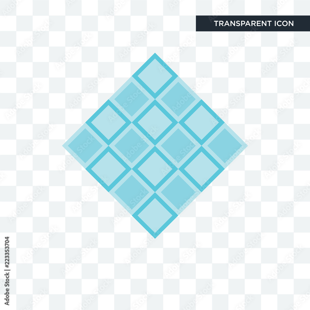 Tiles vector icon isolated on transparent background, Tiles logo design ...