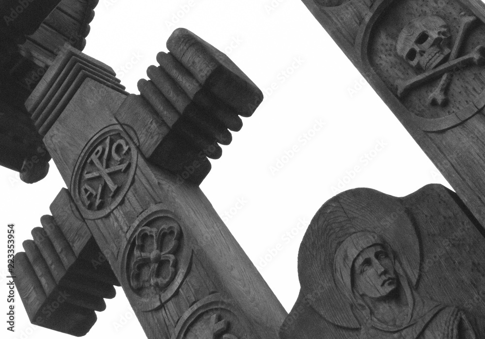 Romanian Orthodox cross Stock Photo | Adobe Stock