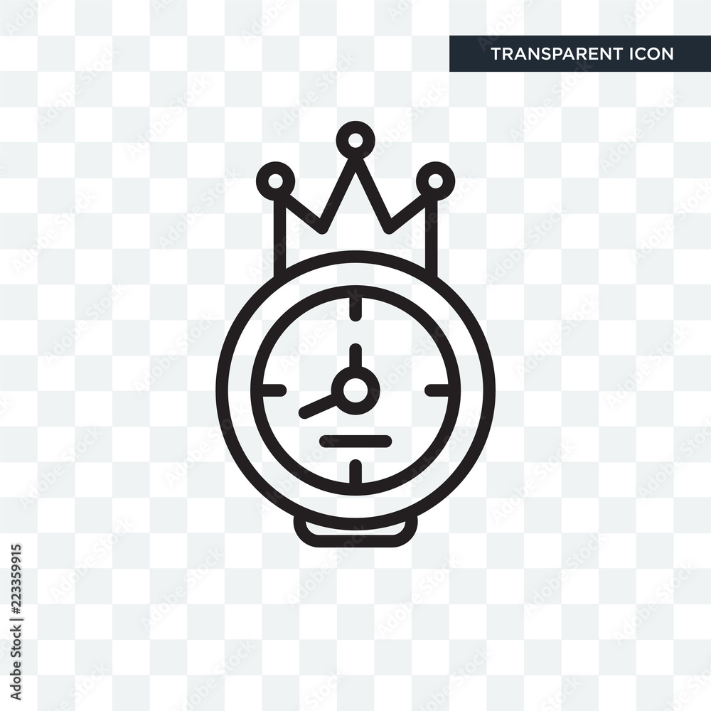 Prime time vector icon isolated on transparent background, Prime time ...