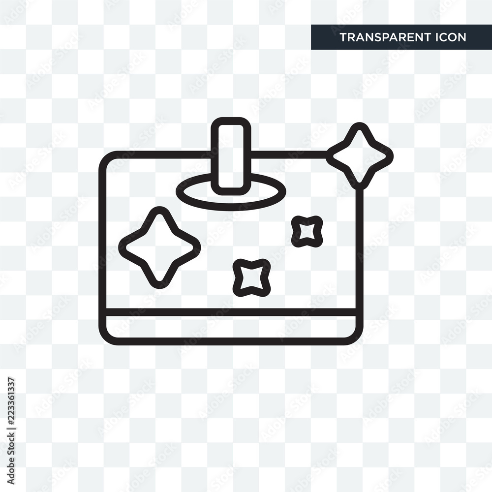 Id card vector icon isolated on transparent background, Id card logo ...