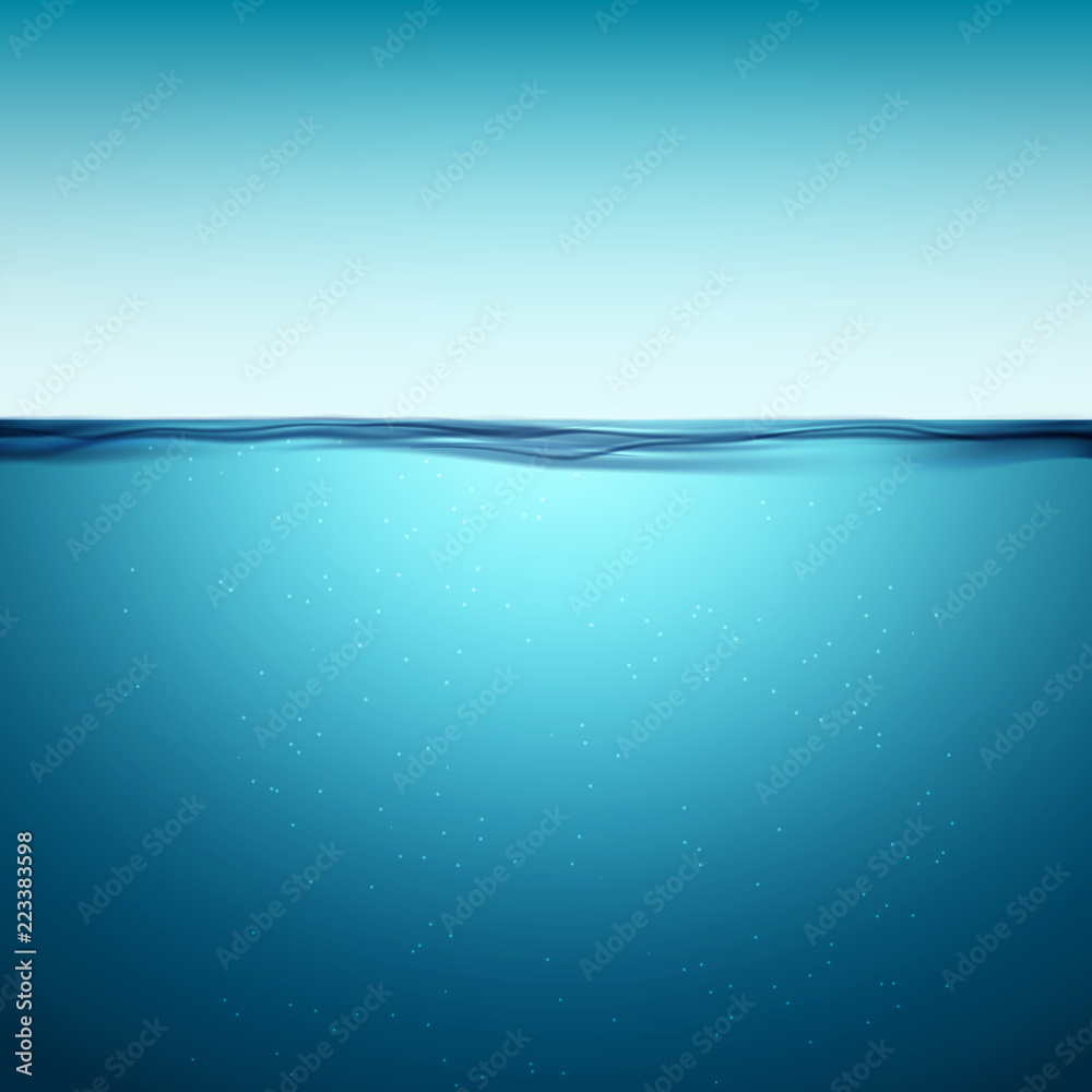 Ocean Surface Underwater