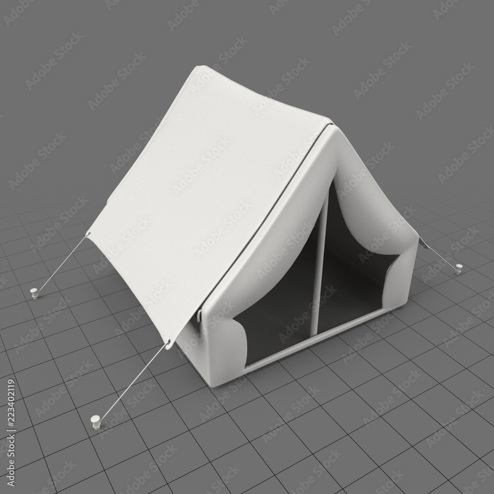 Modern tent Stock 3D asset | Adobe Stock