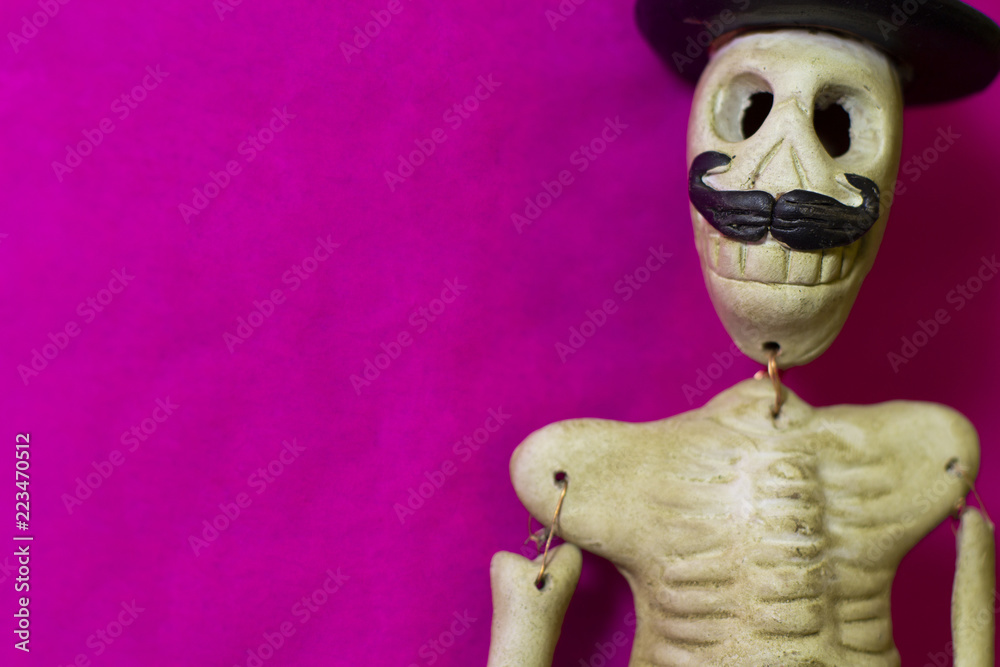 Catrín día de muertos en México tradición colorida en 2 de Noviembre ...