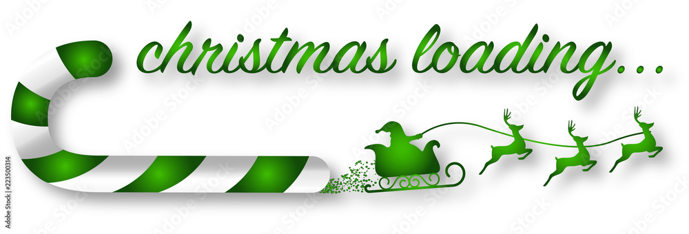 Christmas loading Stock Photo | Adobe Stock