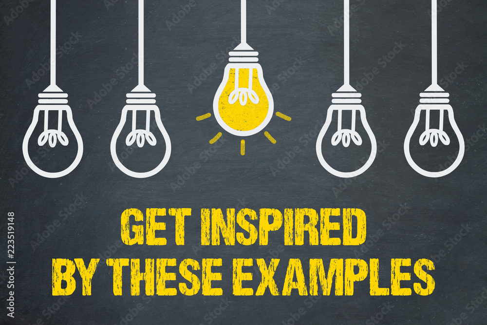 Get inspired by these examples foto de Stock | Adobe Stock