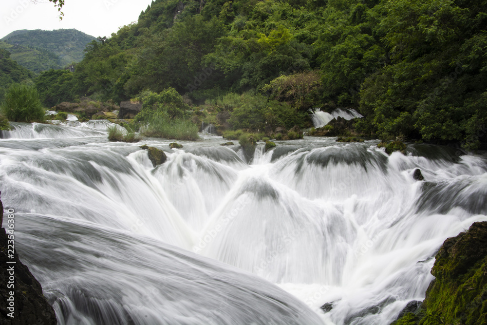 Huangguoshu Waterfall in China Stock Photo | Adobe Stock