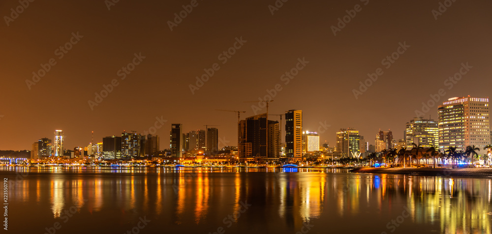 Luanda Night view Stock Photo | Adobe Stock
