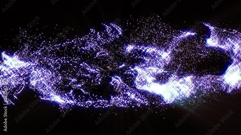 Twist Landscape Plasma Moving Particle Form Motion Background Stock ...
