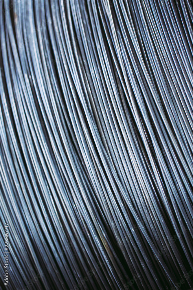 Pile of wire rod or coil for industrial usage Stock Photo | Adobe Stock