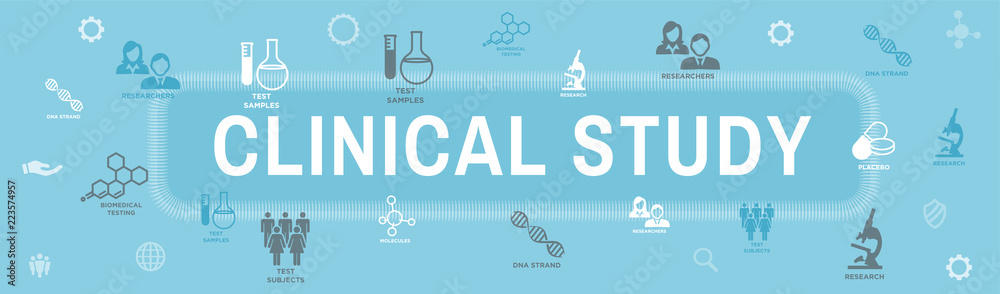 Medical Healthcare Icons with People Charting Disease or Scientific ...