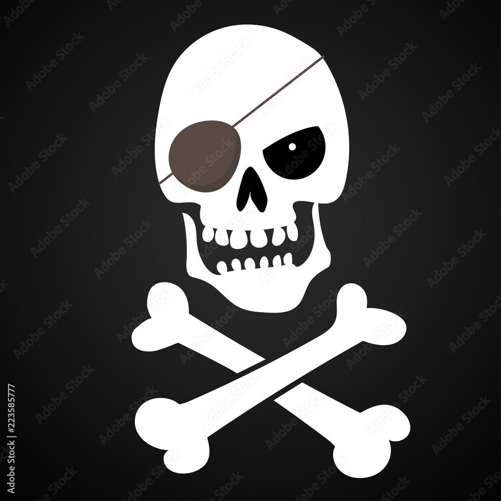 Evil Skull And Crossbones