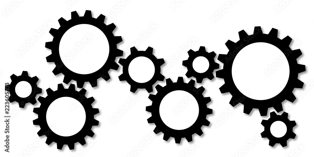 engrenages Stock Vector | Adobe Stock