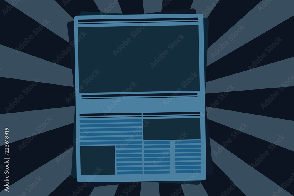 Blank Magazine Article Template