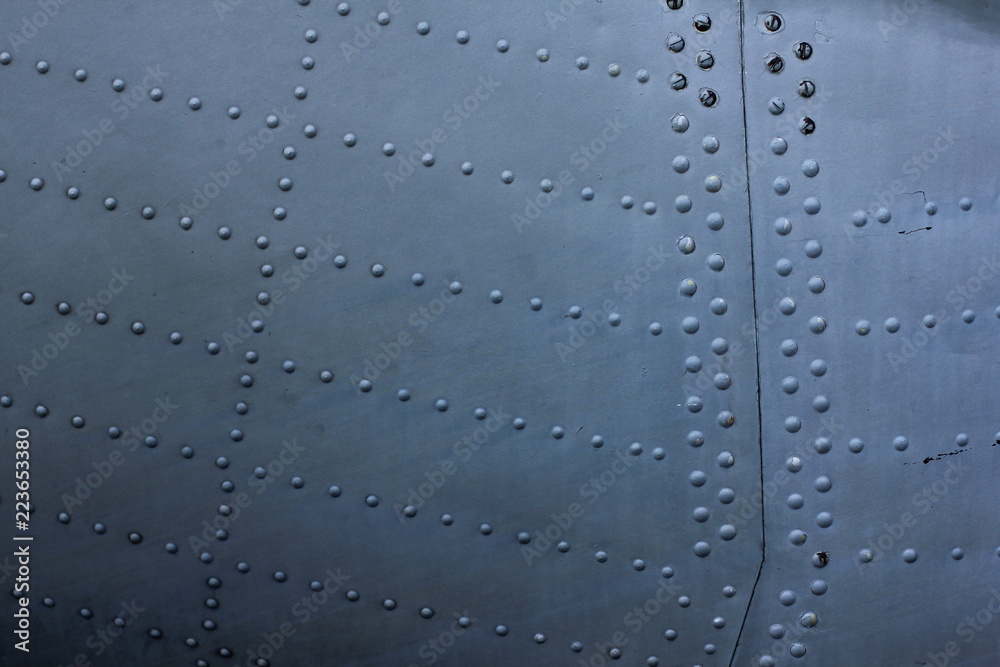 Aircraft skin texture. Surface of the aircraft fuselage. Stock Photo ...