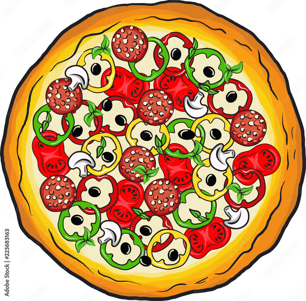 Pizza Clip Art Tomatoes