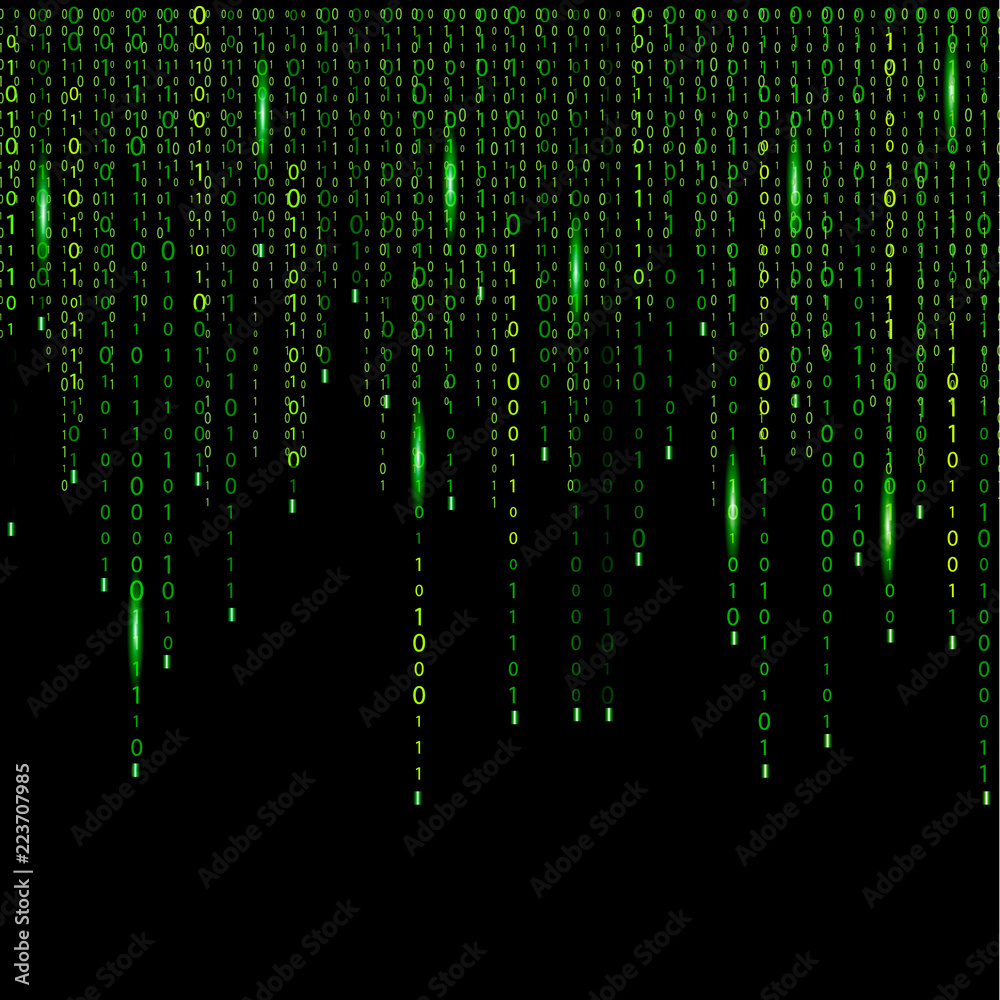 Electronic digital set, processed calculations, encrypted information ...