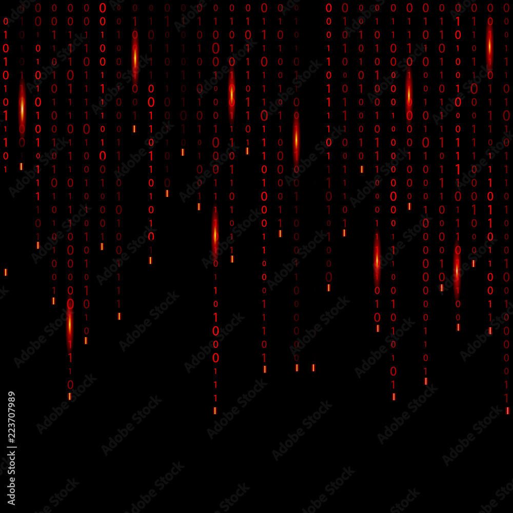 Electronic digital set, processed calculations, encrypted information ...