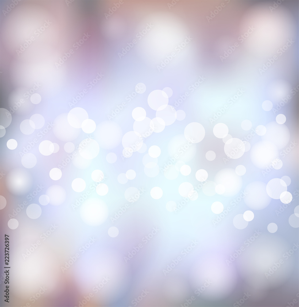 Silver festive lights, vector background. Stock Vector | Adobe Stock