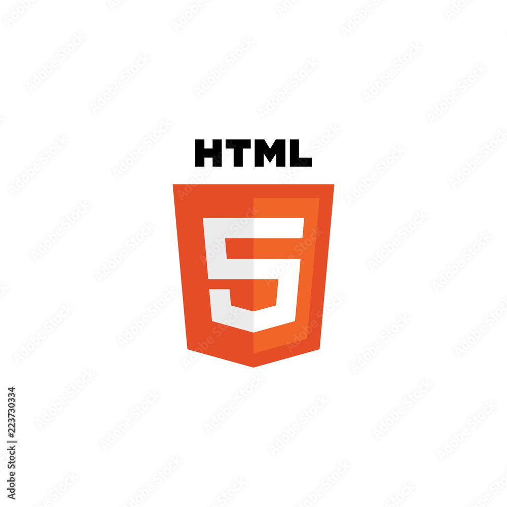 HTML5 Stock Vector | Adobe Stock