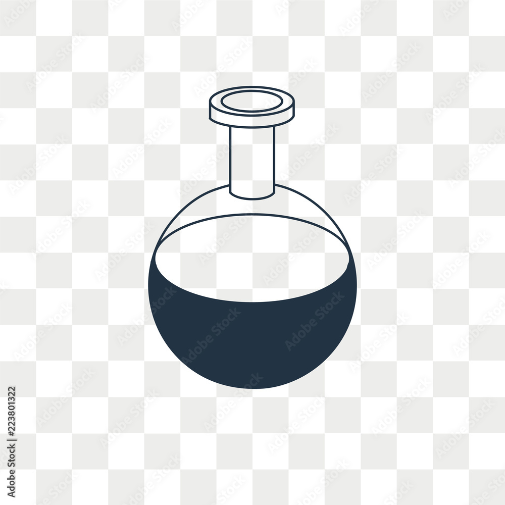 Potion vector icon isolated on transparent background, Potion logo ...