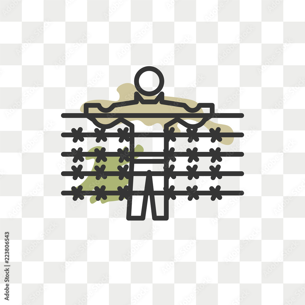 Refugee vector icon isolated on transparent background, Refugee logo ...