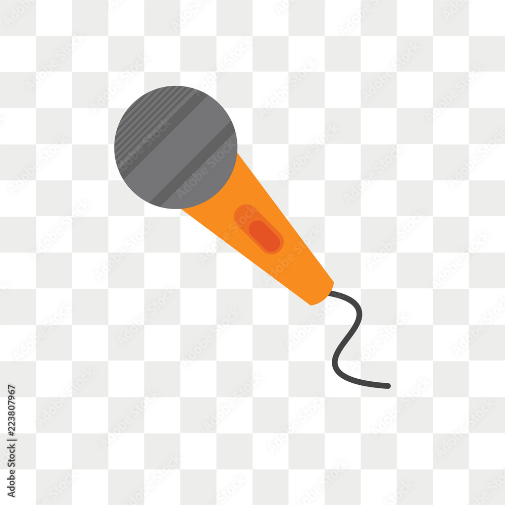 Singing vector icon isolated on transparent background, Singing logo ...