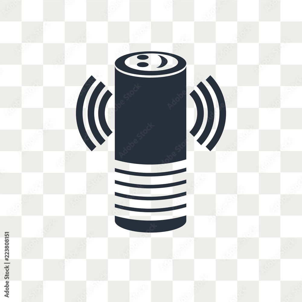 Smart assistant vector icon isolated on transparent background, Smart ...