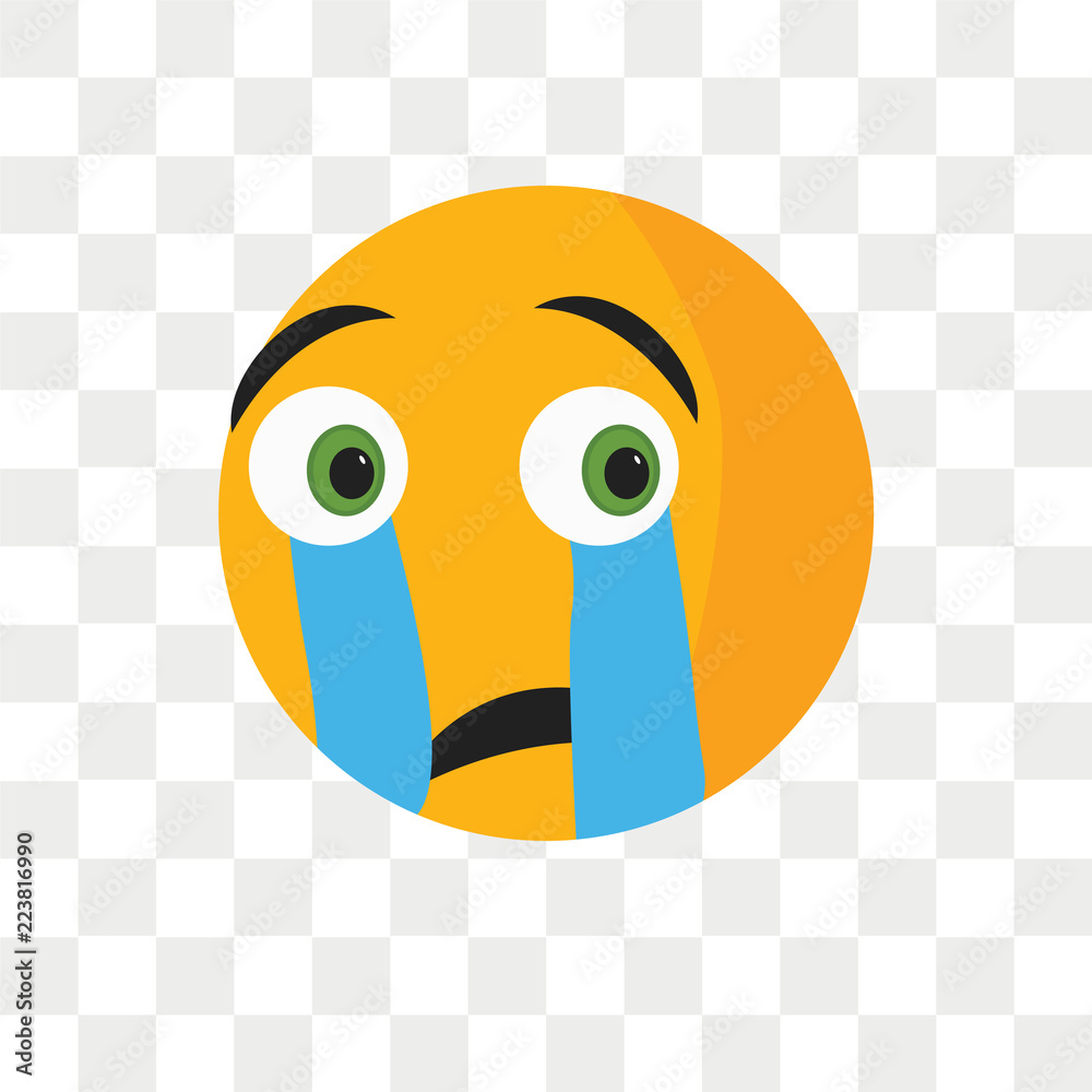 Sad smile vector icon isolated on transparent background, Sad smile ...