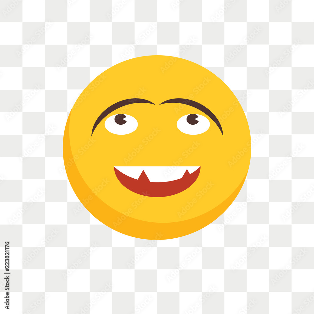 Ugly vector icon isolated on transparent background, Ugly logo design ...