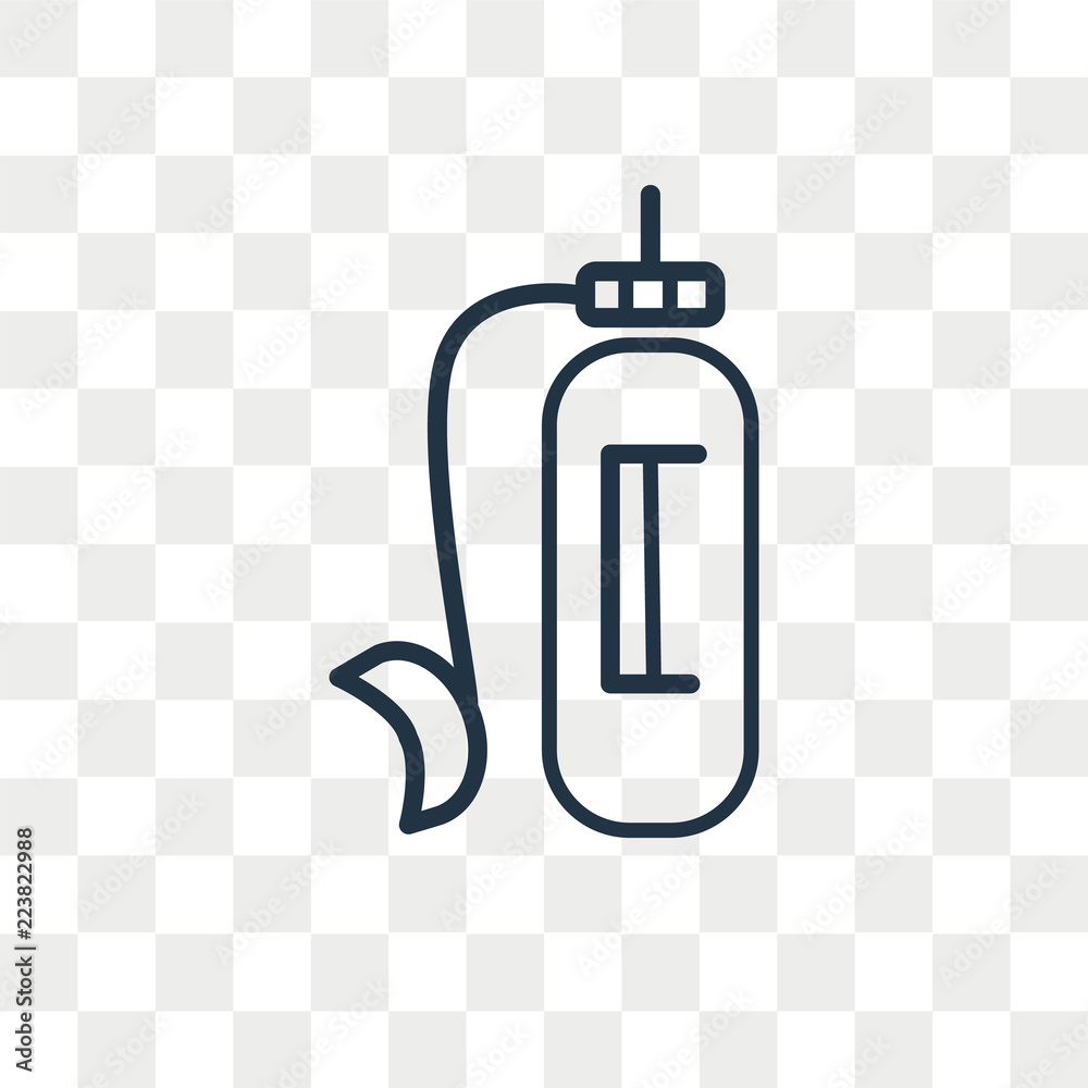 Oxygen vector icon isolated on transparent background, Oxygen logo ...