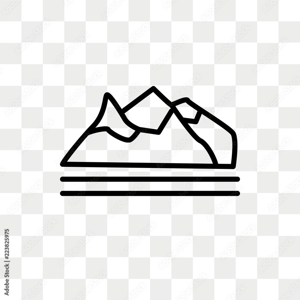 Polar vector icon isolated on transparent background, Polar logo design ...